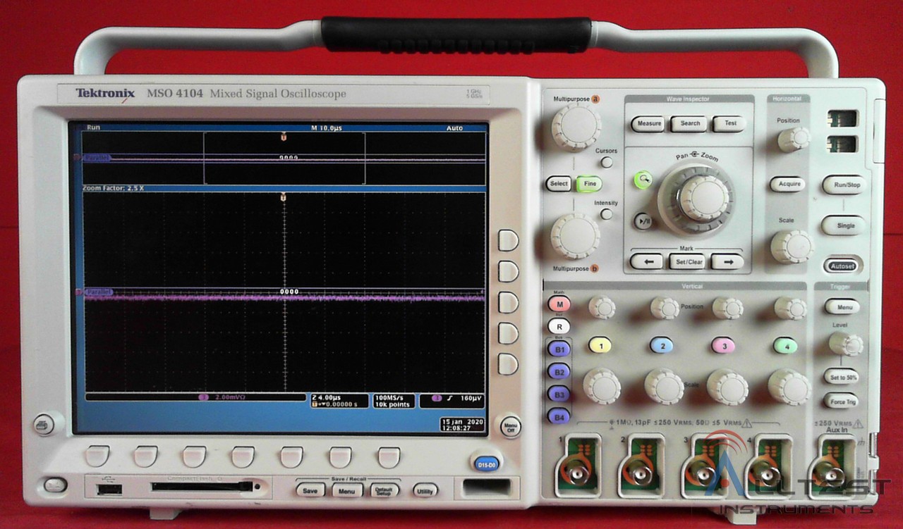 Tektronix MSO4104 Mixed signal oscilloscope, 1 GHz, 5 GS/s, | eBay