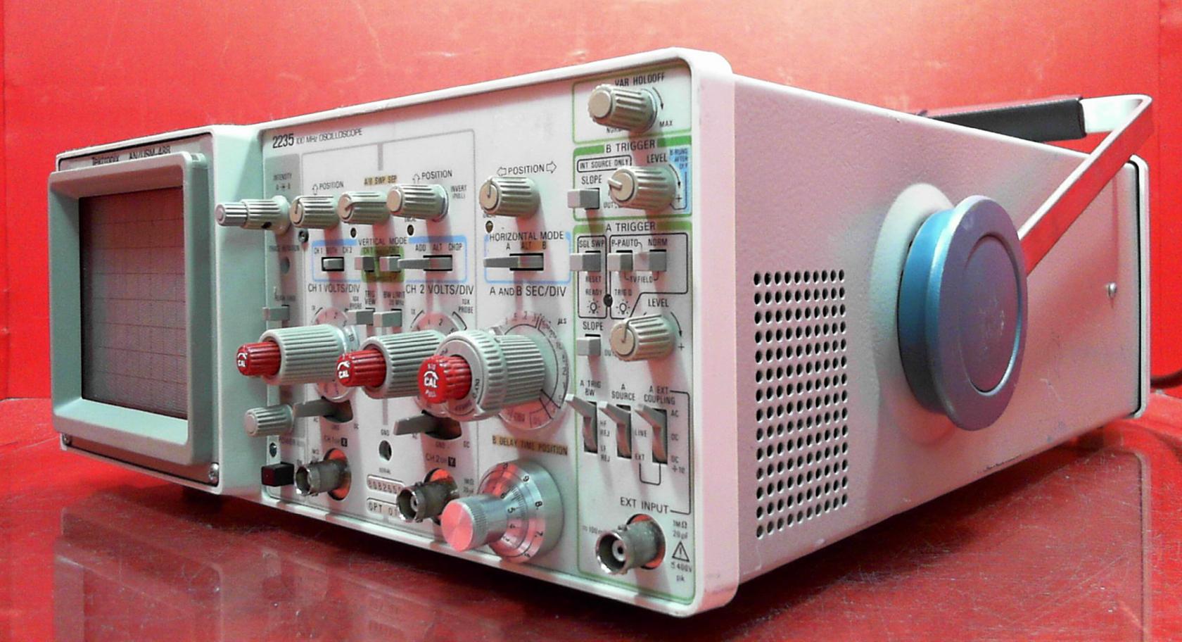 Tektronix 2235 An Usm 488 100 Mhz Oscilloscope Sn B082650 Ebay