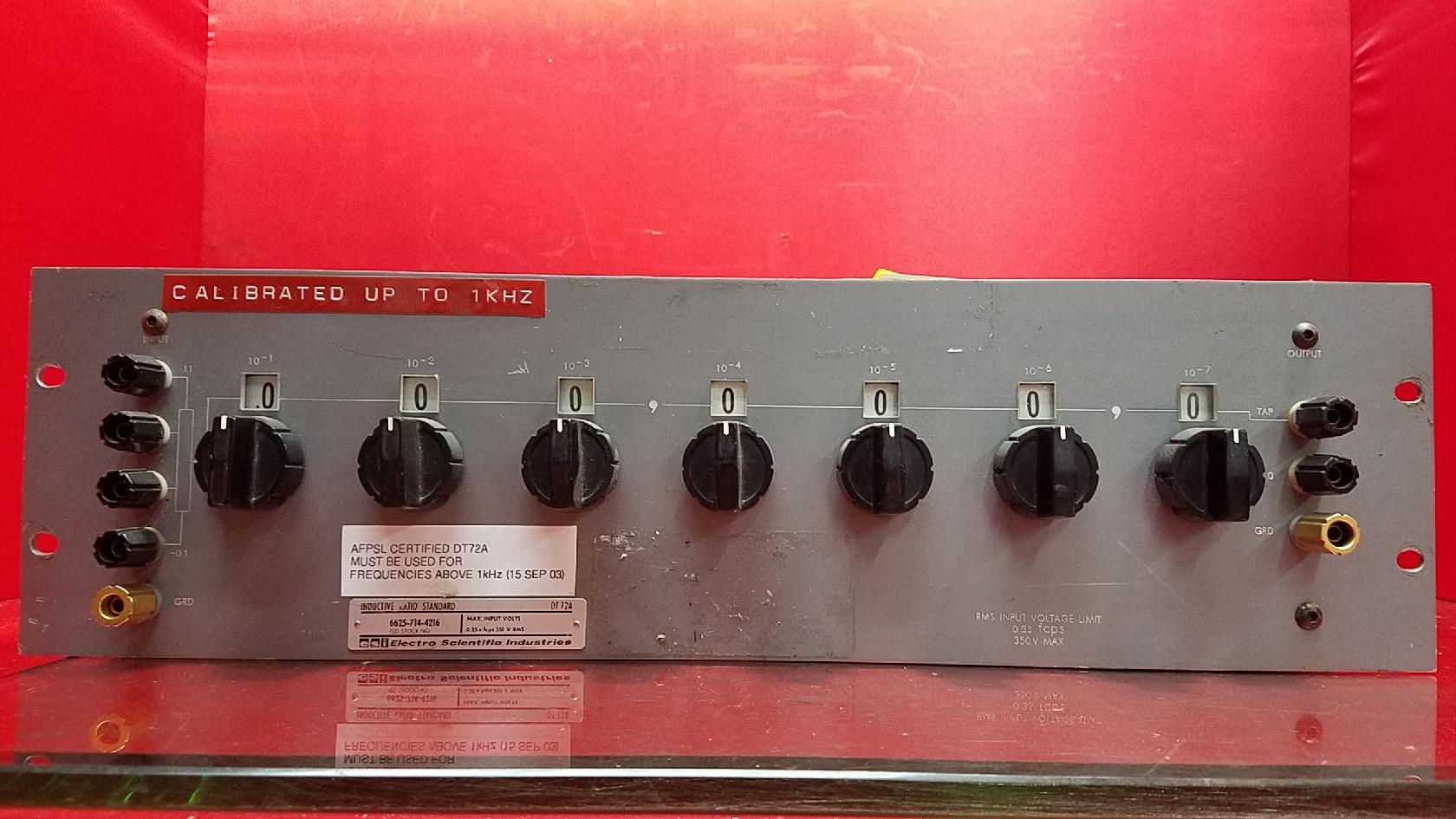 ESI DT72A Dekatran Electro Scientific Industries Inductive Ratio ...