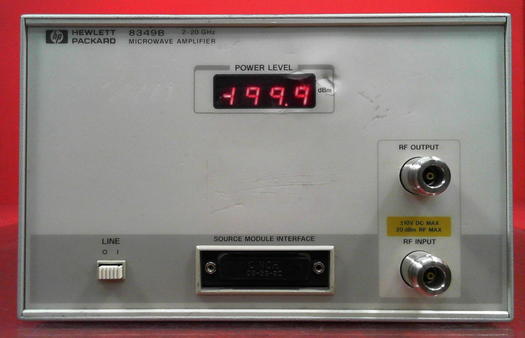 8349b microwave amplifier specification