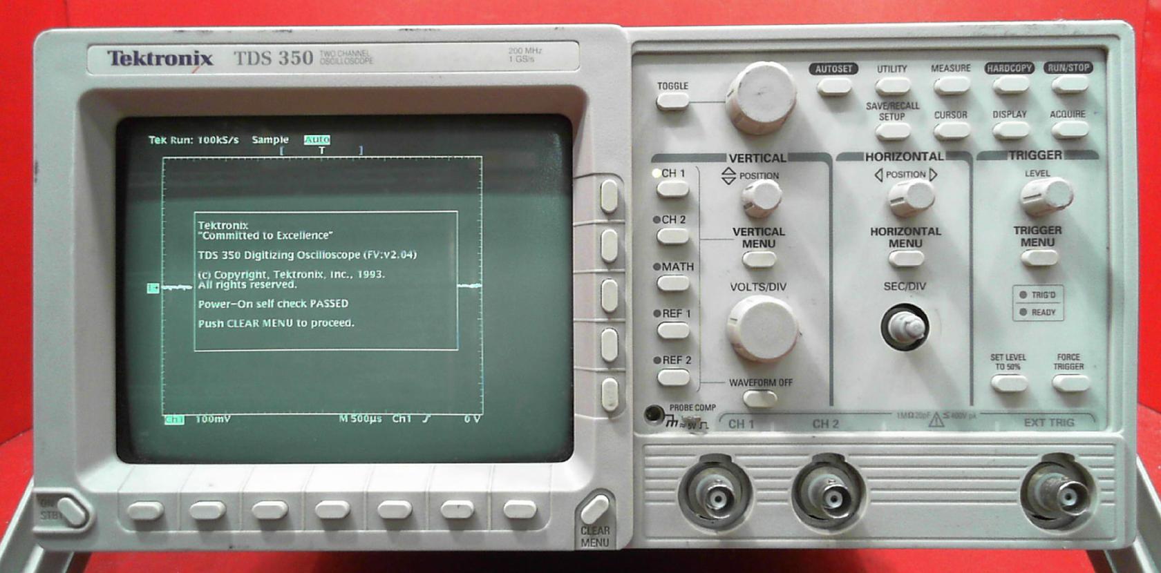 Tektronix TDS350 200MHZ, 2CH, 1GS, DSO B047122 | eBay