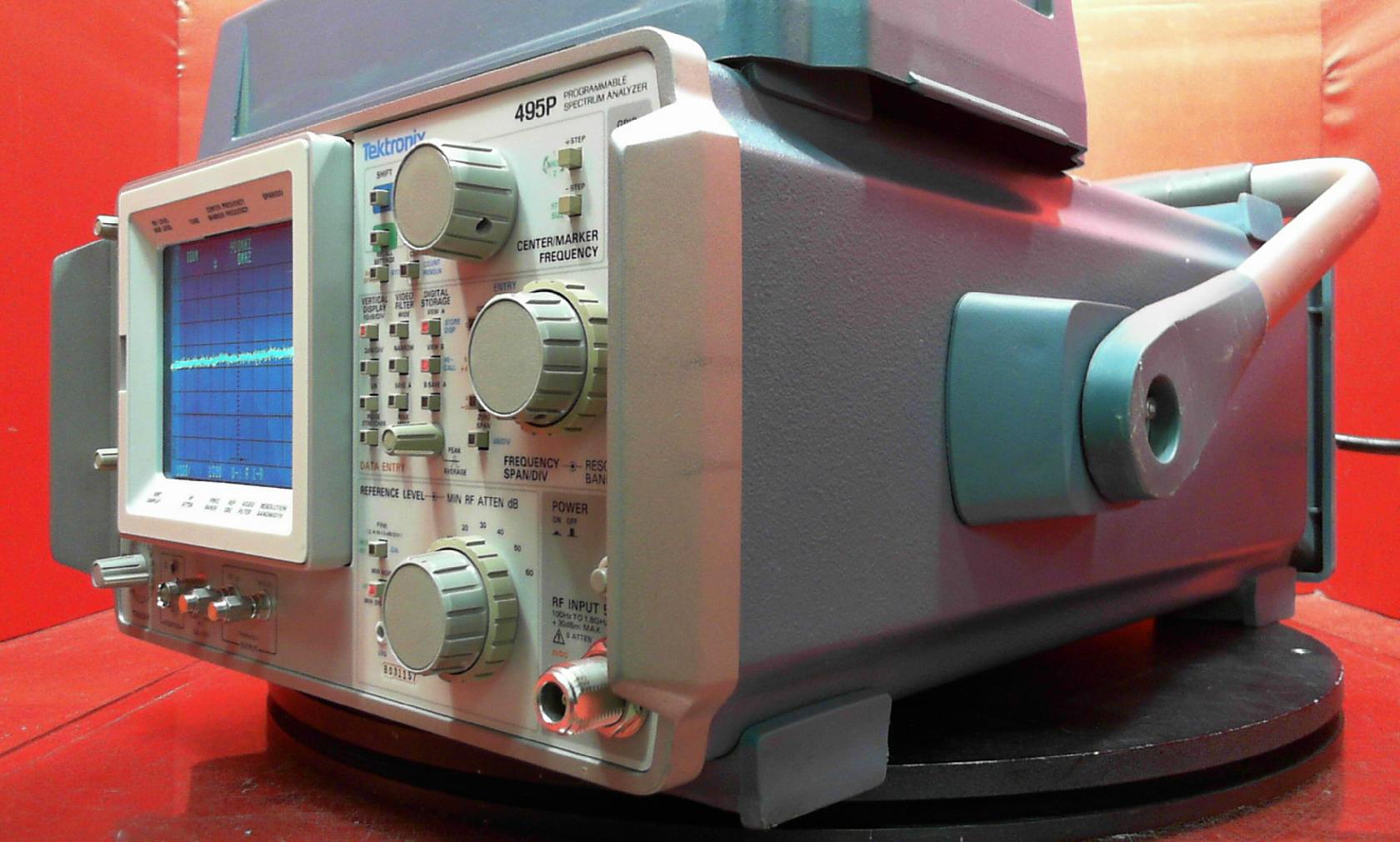 Tektronix 495p 39 Spectrum Analyzer 100 Hz To 1 8ghz Sn B031157 Ebay